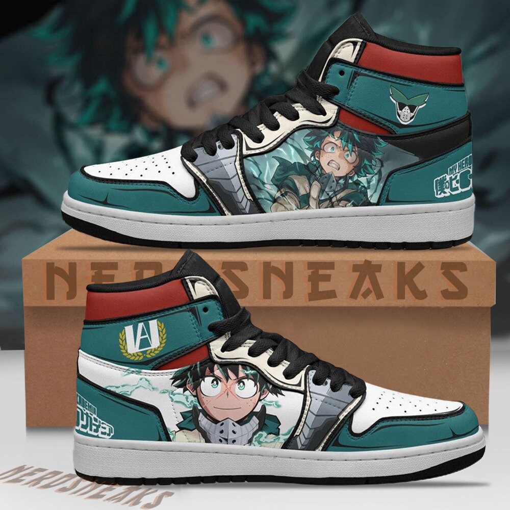 Anime Shoes MHA Deku Boot Sneakers - Etsy Australia