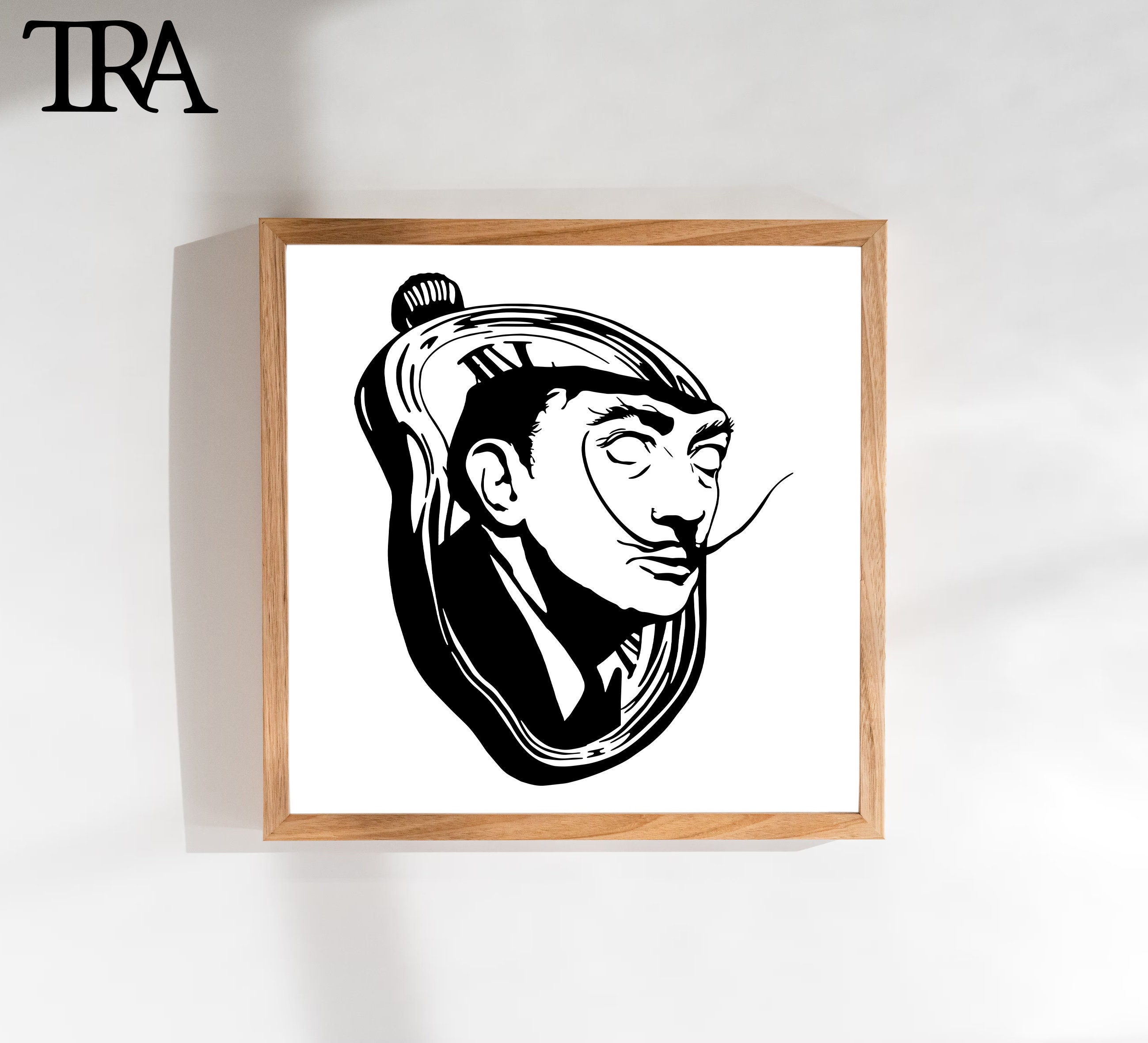 Trippy Clock Salvador Dalí SVG Psychedelic Artist Geometric Dali Boho ...