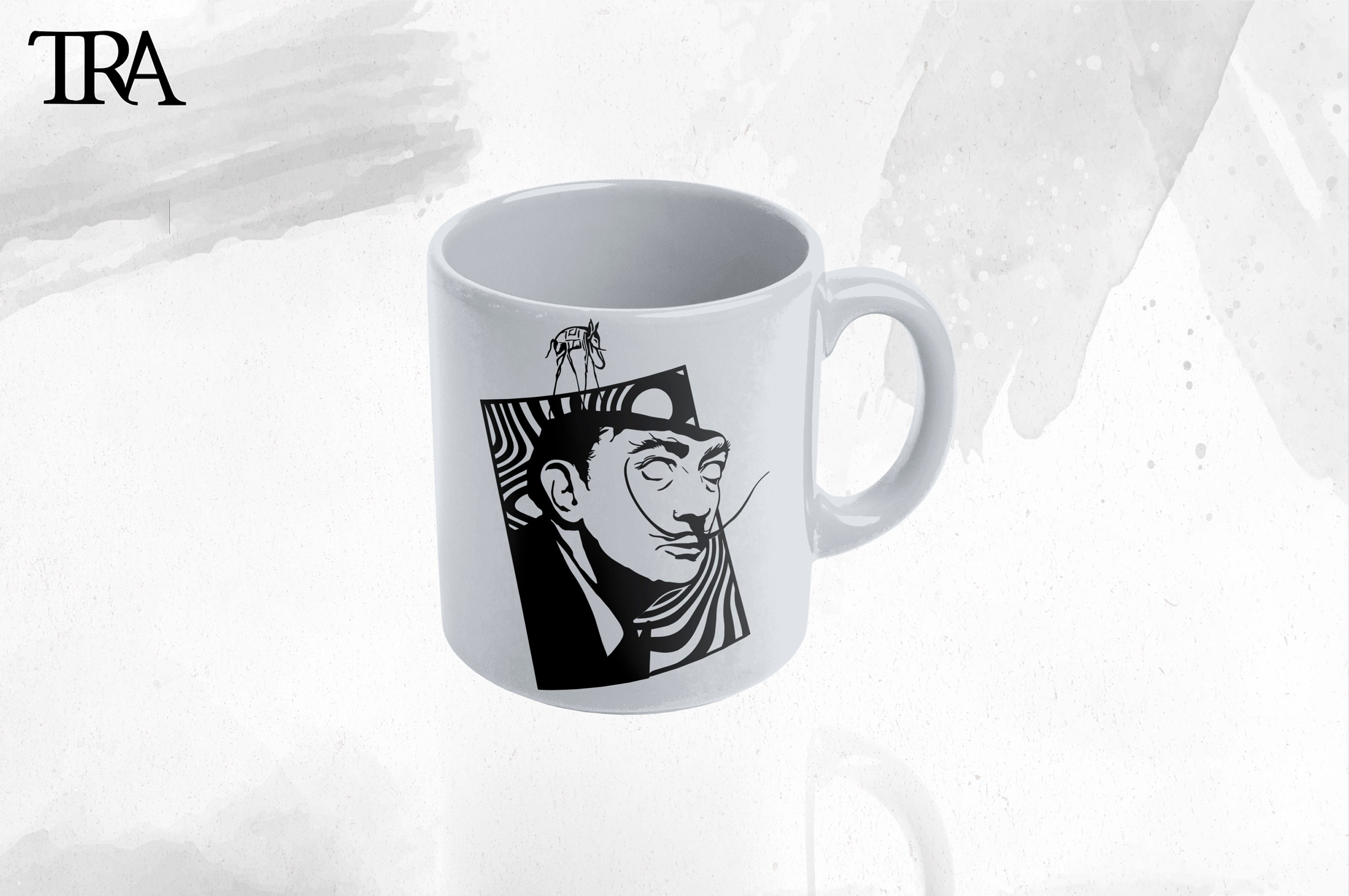 Trippy Salvador Dalí SVG Psychedelic Artist Geometric Dali - Etsy