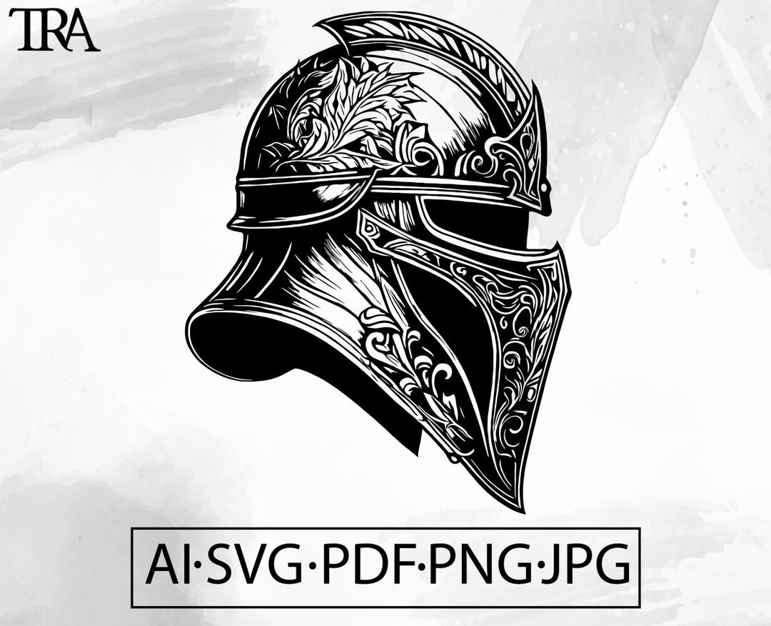 Knight SVG Medievil Crusader Helmet Flash Tattoo Horror Goth Gothic Ink ...