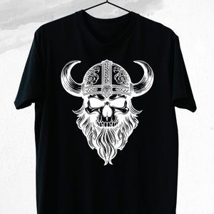 Viking Warrior Skull SVG Knotwork Viking Nordic Celtic Vegvisir Norse ...