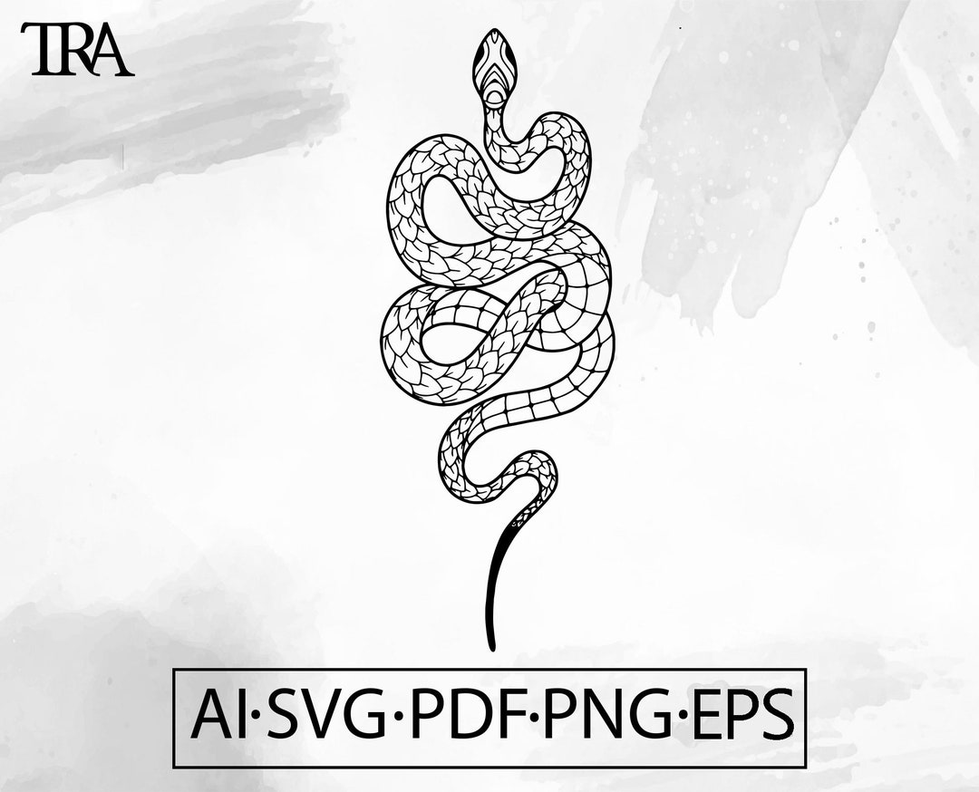 Bohemian Snake SVG Mystical Magic Witchy Witchcraft Celestial ...