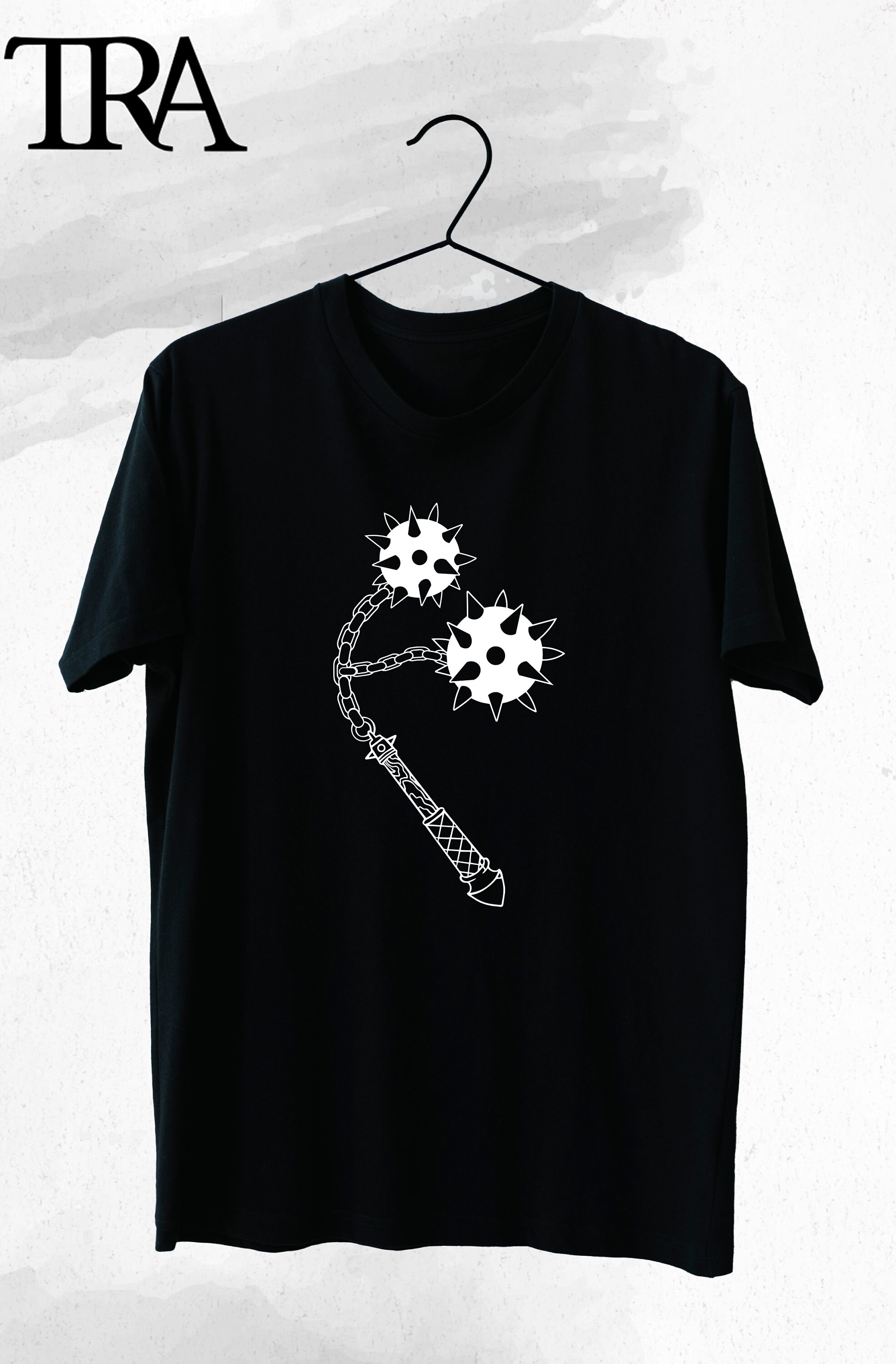 Mace SVG Flail Flash Tattoo Medieval Weapon Mystical Goth Witchy ...
