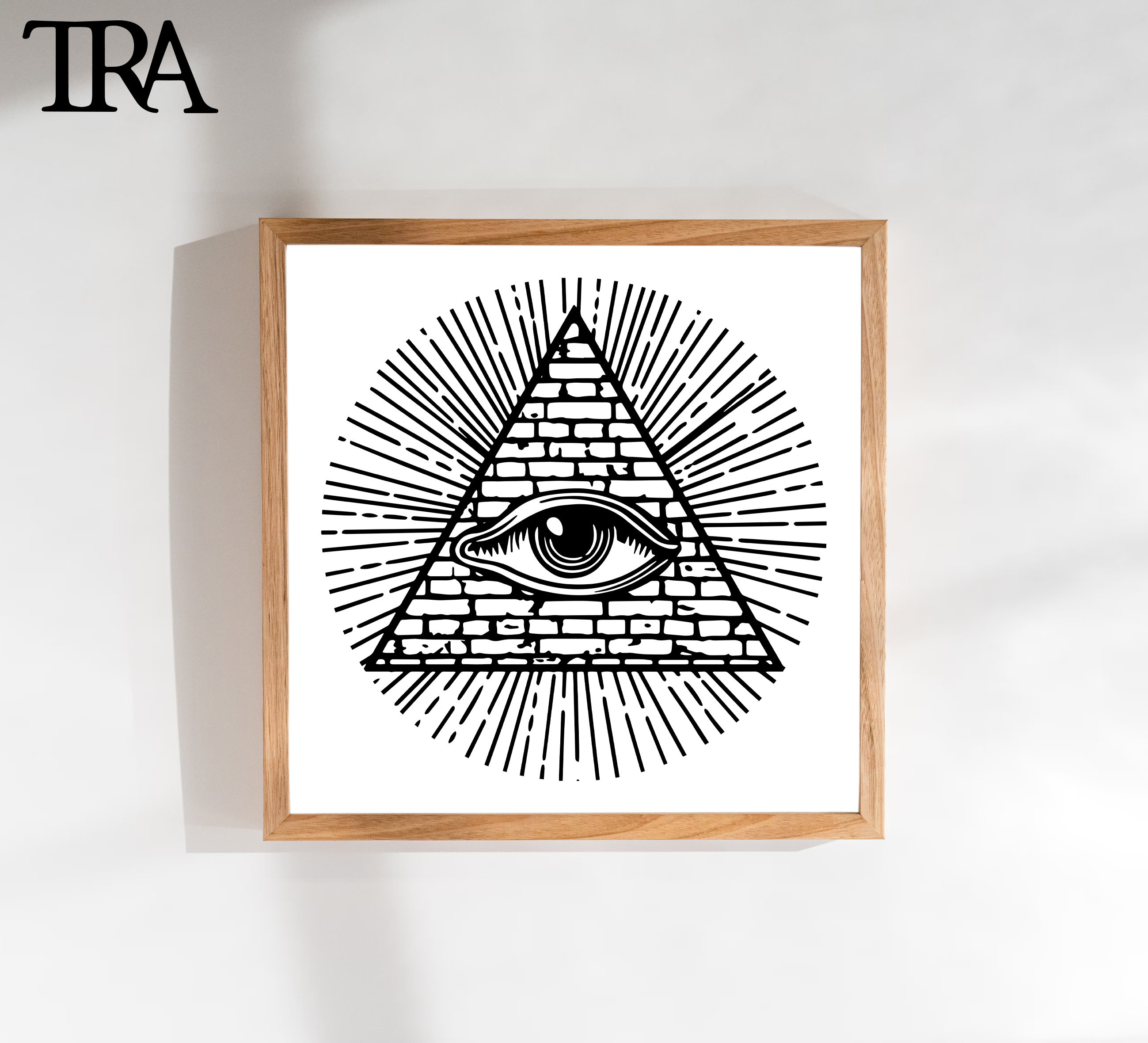Todo lo que ve la pirámide del ojo SVG Tercer Ojo mal de ojo Illuminati ...