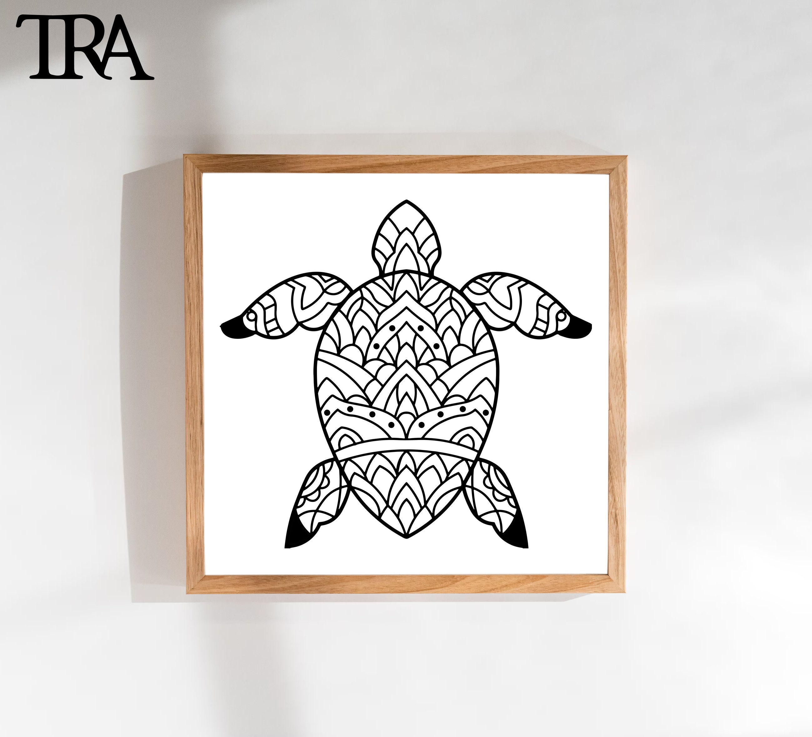Zentangle Turtle SVG Sea Turtle Mandala Tribal Turtle Ocean T Shirt Svg ...