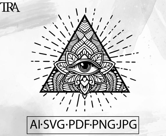 Third Eye Tattoo Triangle