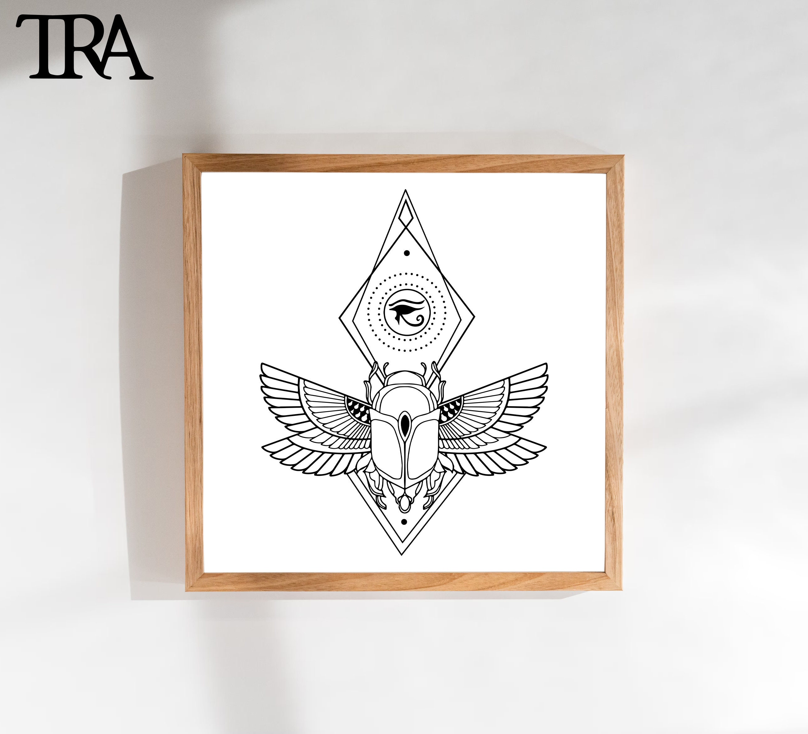 Scarab Eye of Horus SVG: Egyptian Mystic Beetle (digital Download) - Etsy