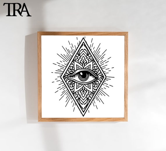 Illuminati Pyramid Eye Tattoo