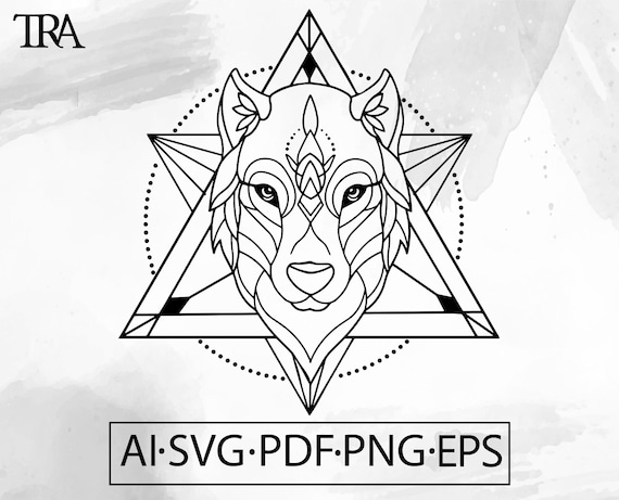 Sacred Geometry Wolf Tattoos