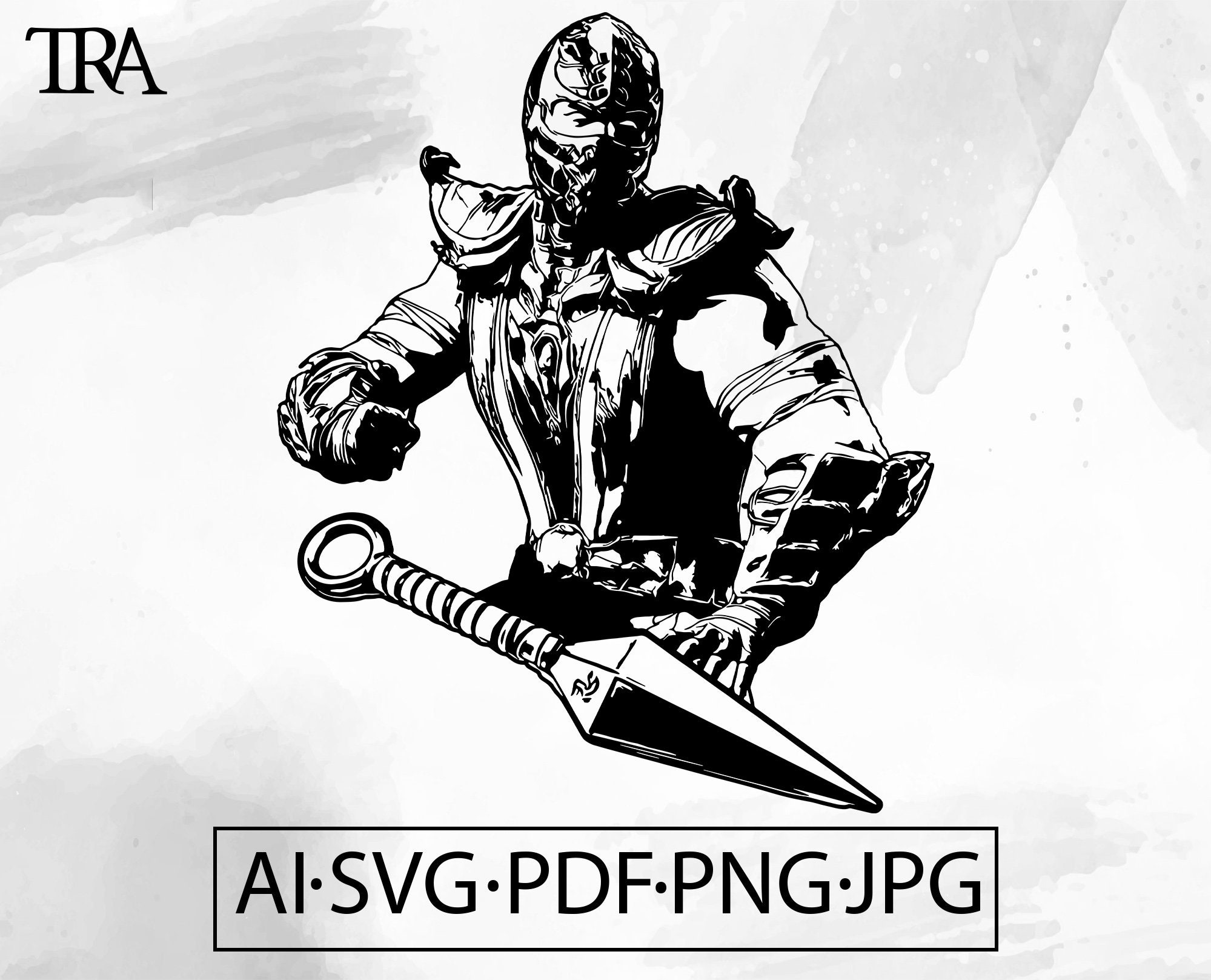 Scorpion SVG MK Mortal Combat Gaming Ink Fight Game Flash Tattoo ...