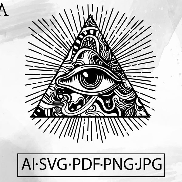 Illuminati Svg - Etsy