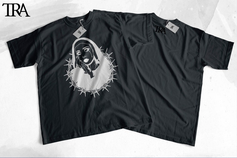 Undead Nun Barbed Fence SVG Barbed Wire Zombie Flash Tattoo Horror Goth ...