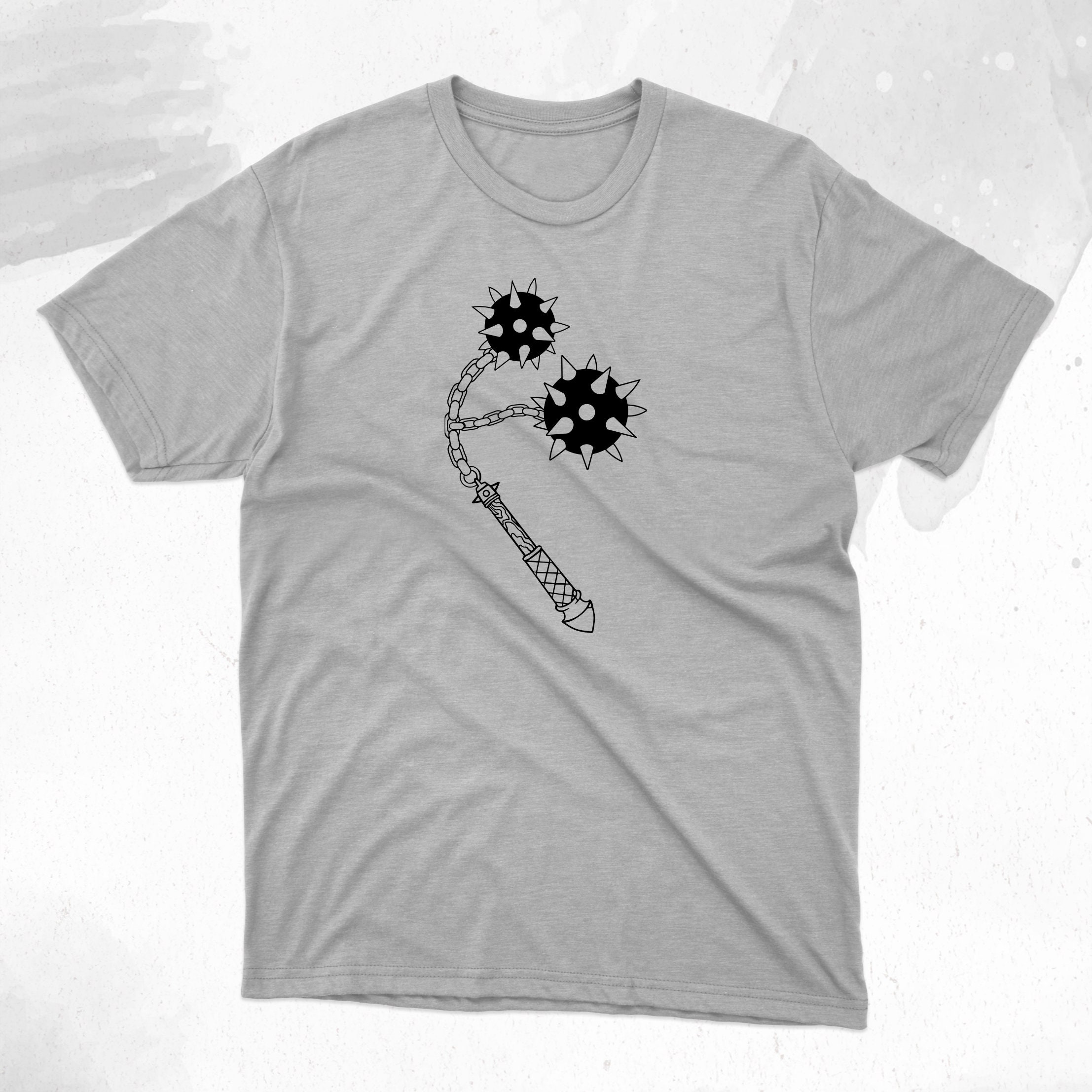 Mace SVG Flail Flash Tattoo Medieval Weapon Mystical Goth Witchy ...