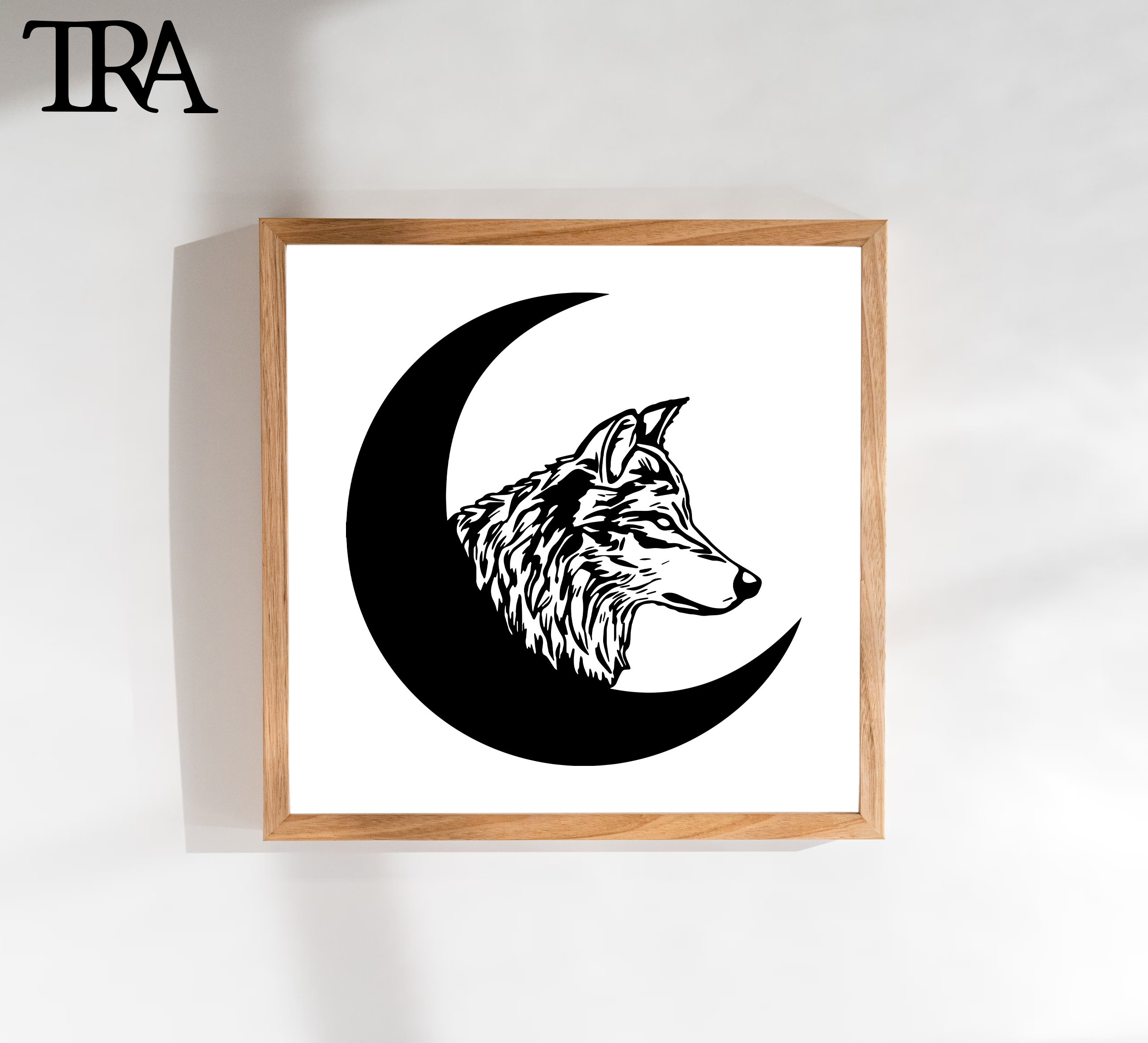 Wolf Moon SVG Mystical Wolfpack Mystical Boho Wild Animal - Etsy