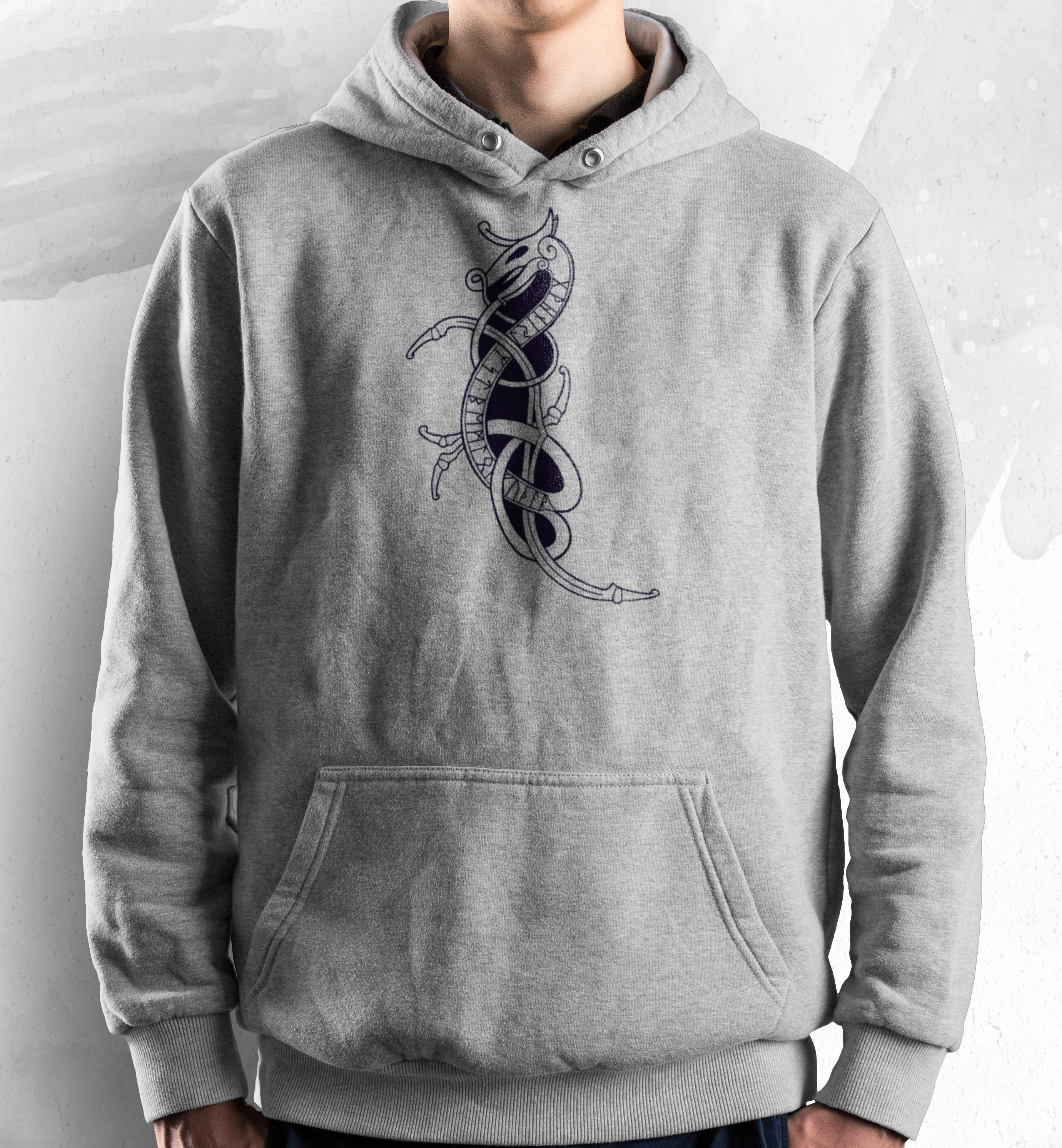 Dragon Knotwork Celtic SVG: Viking Norse Valknut Design (digital ...