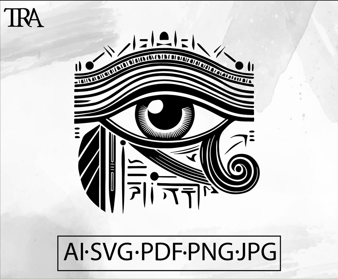 Egyptian Eye of Horus SVG: Third Eye Design (digital Download) - Etsy