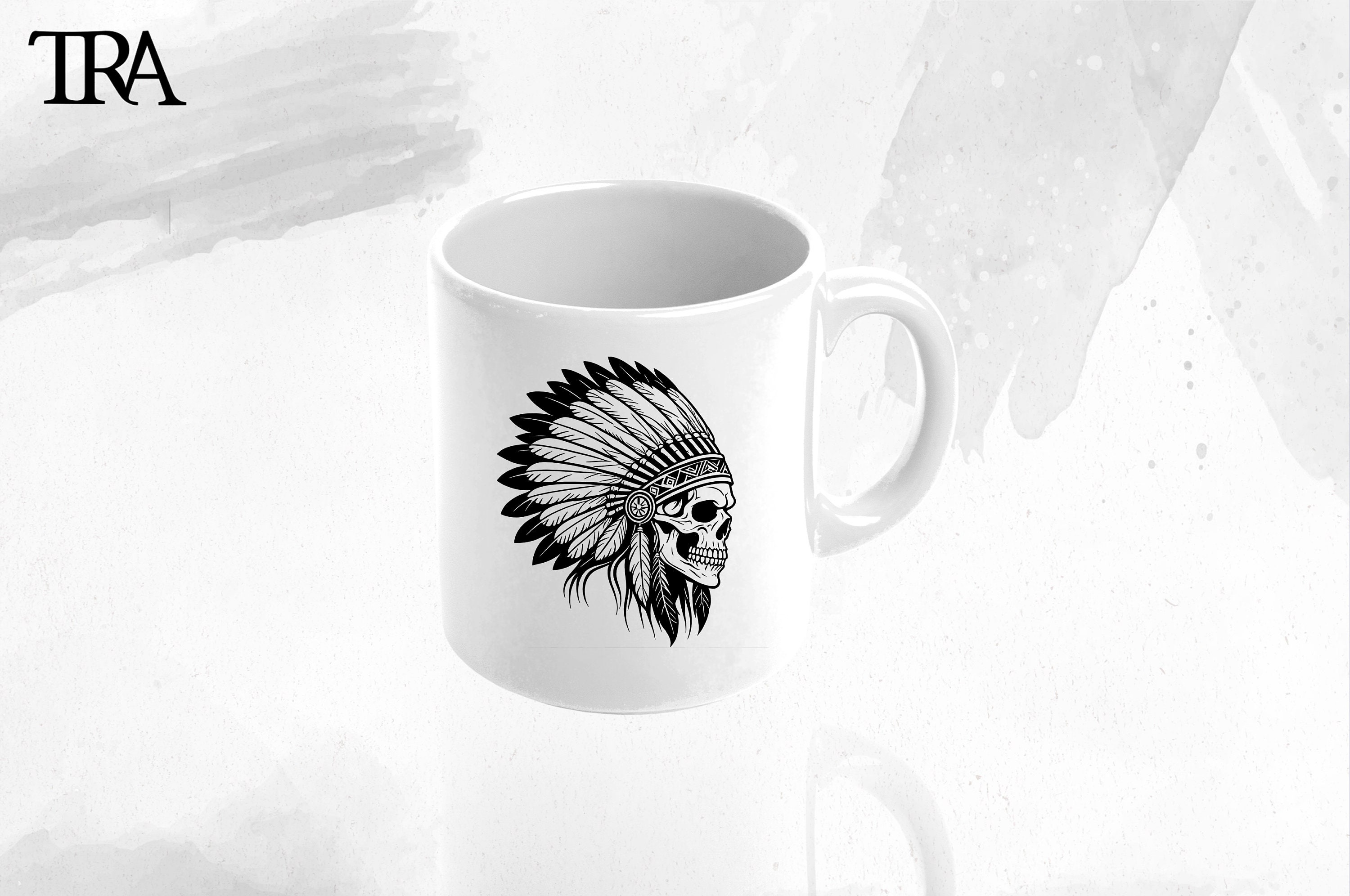 Chief Skull SVG: Native American Warrior Skeleton (digital Download) - Etsy