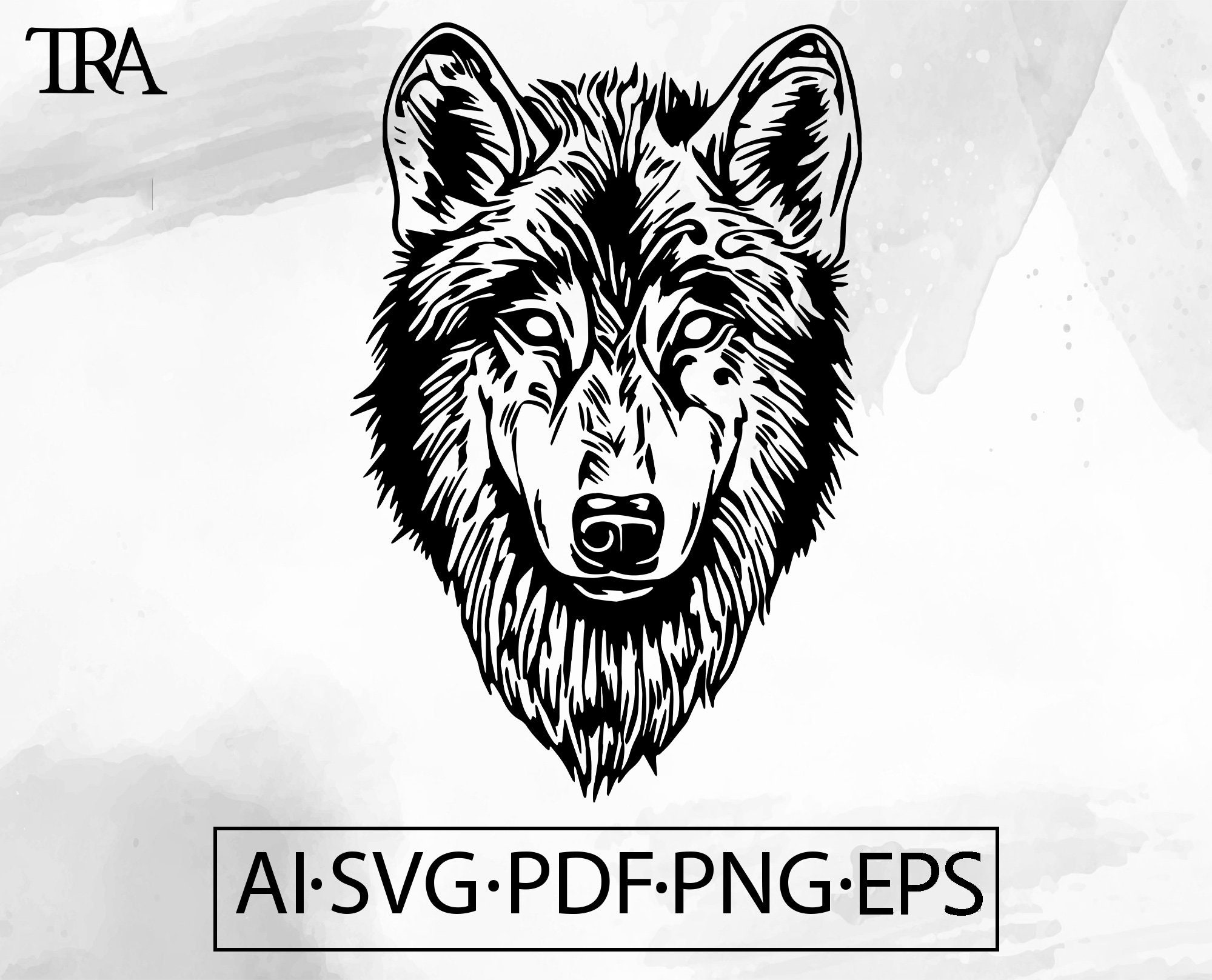 Wolf Head SVG Mystical Wolfpack Mystical Boho Wild Animal Howling Wolf ...