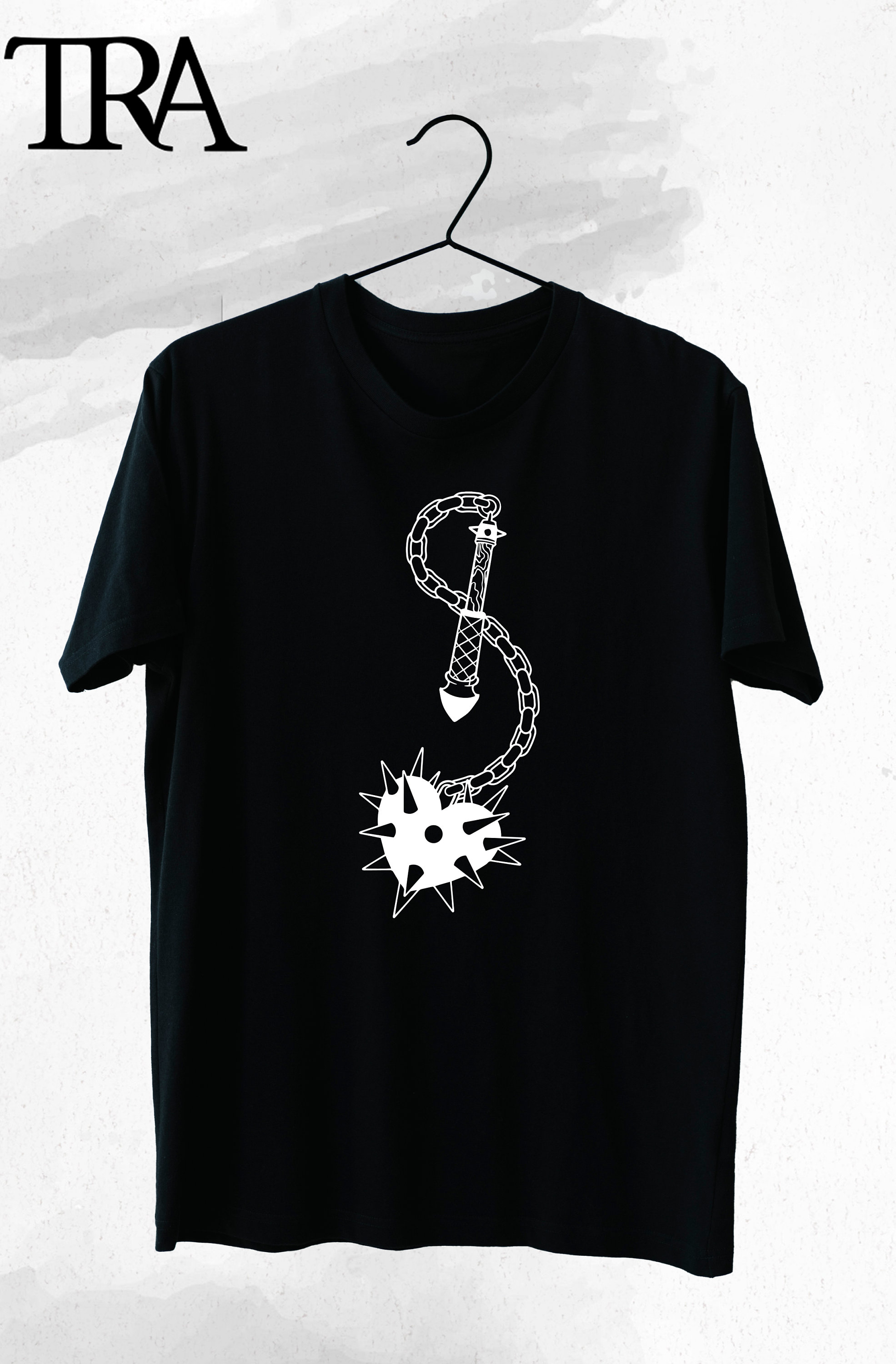 Heart Shape Mace SVG Flail Flash Tattoo Medieval Weapon Mystical Goth ...