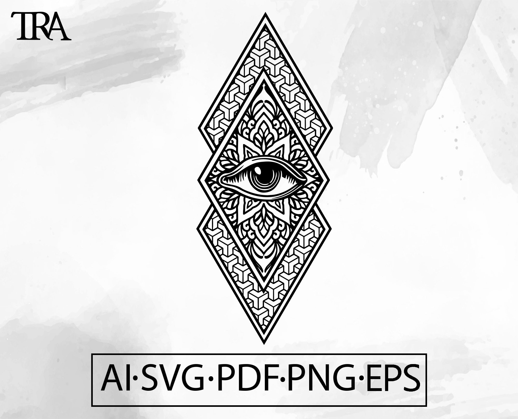 Illuminati Pyramid Eye Tattoo