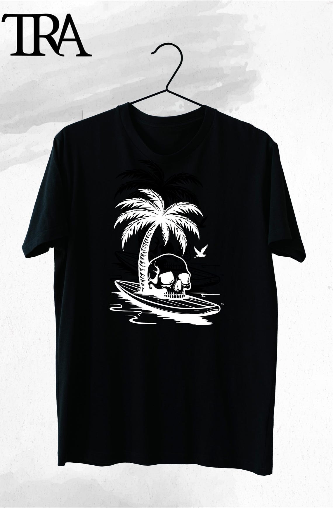Skull Surfer SVG: Beach Vibes Skeleton, Tropical Summer (digital ...