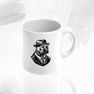 Boxer Gangster SVG Dog Head Animal Bulldog Silhouette Paw T Shirt ...