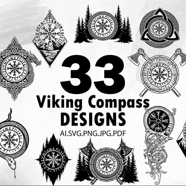Viking Compass - Etsy