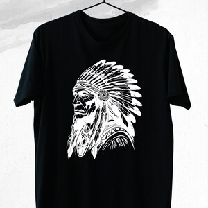 American Indian Chief SVG American Indian Warrior Native Boho Headdress ...