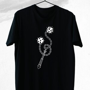 Mace Weapon SVG Flail Flash Tattoo Medieval Weapon Mystical Goth Witchy ...