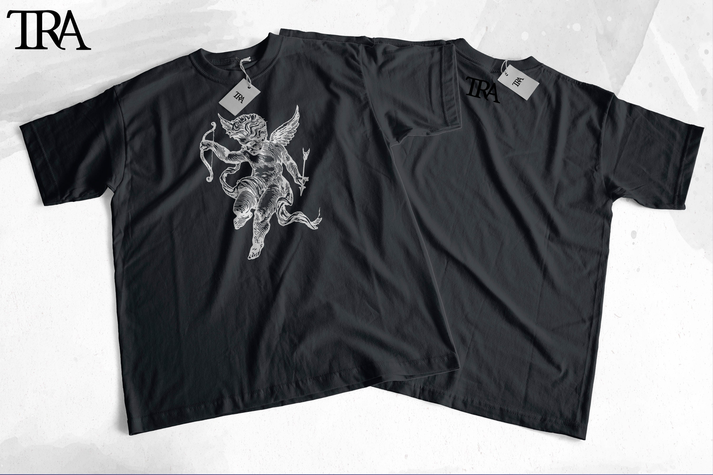 Cupid Angel Tattoo SVG Gothic Ink Dark Statue Flash Tattoo Goth ...