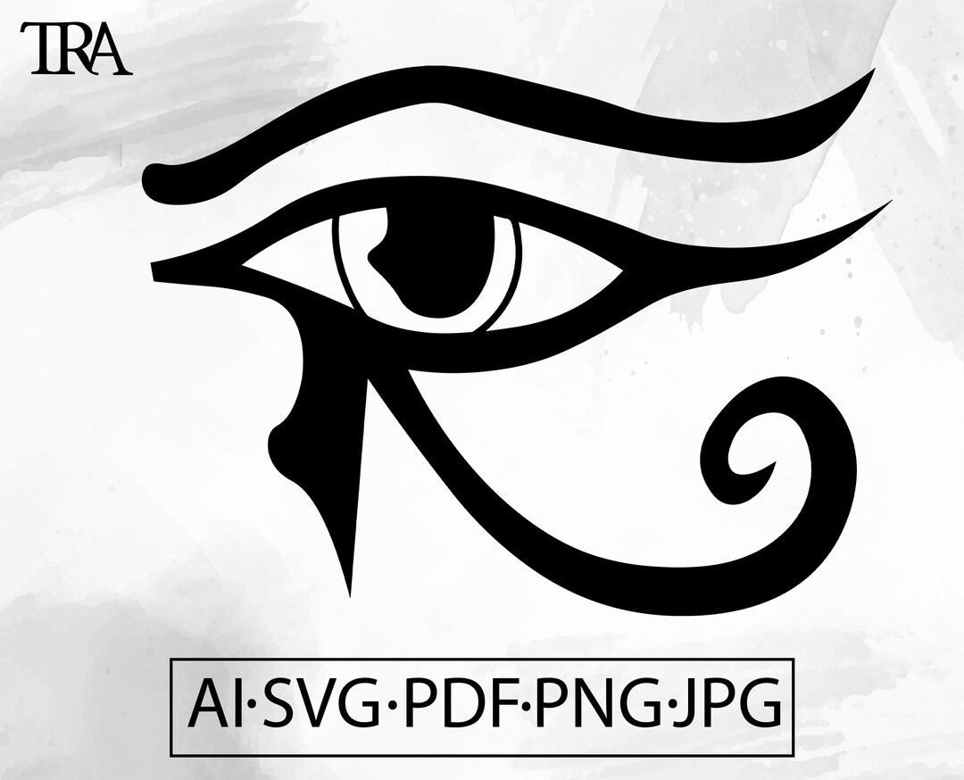 Egyptian Eye of Horus SVG Ancient Egypt Mystic Third Eye Pharaoh All ...