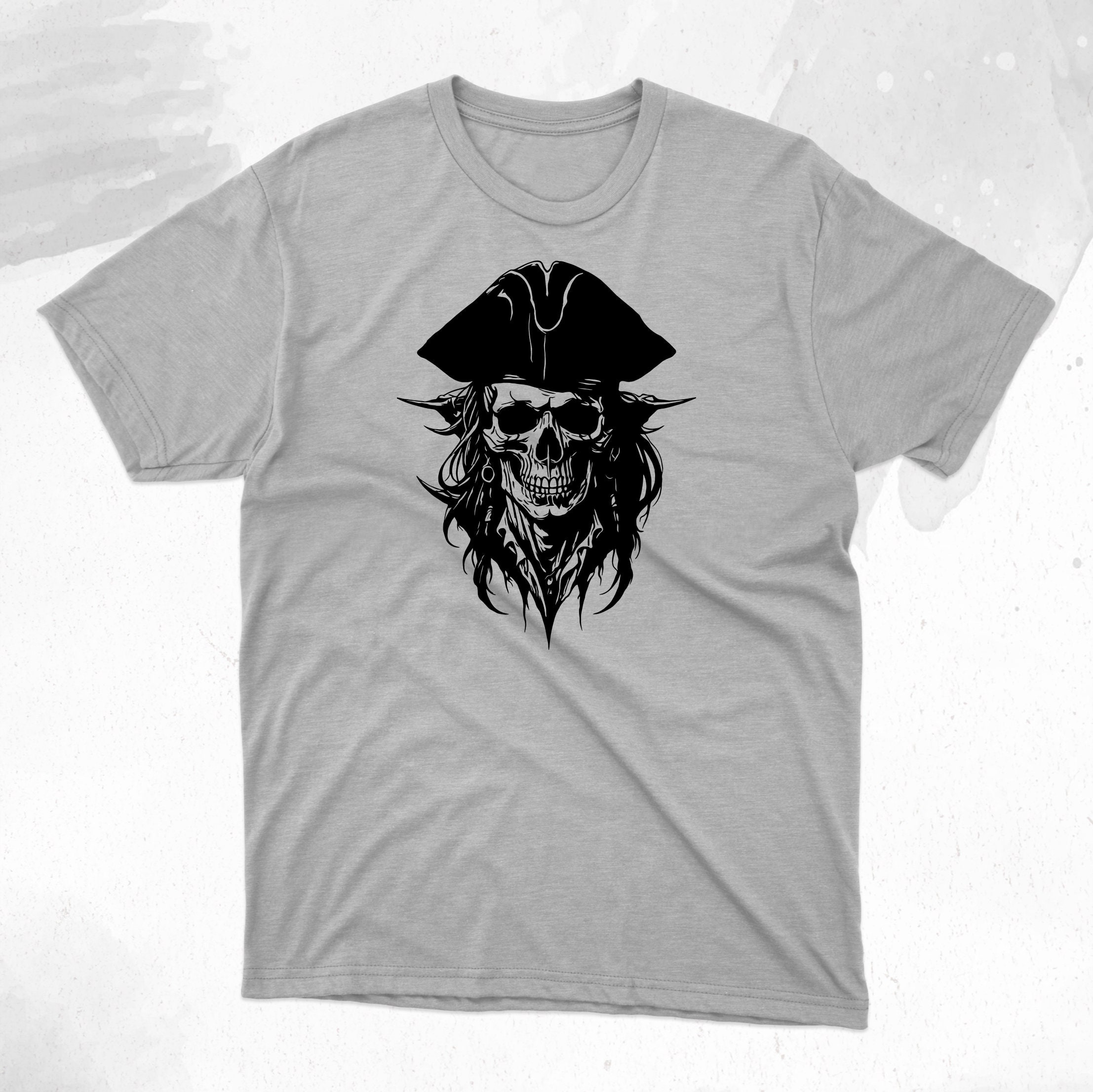 Pirate Skeleton Tattoo SVG Pirate Skull and Crossbones Pirate Skeleton ...