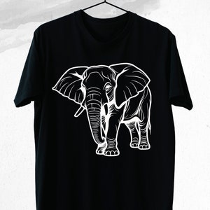 Elephant SVG Elephant Head Jungle Safari Animal - Instant Digital ...