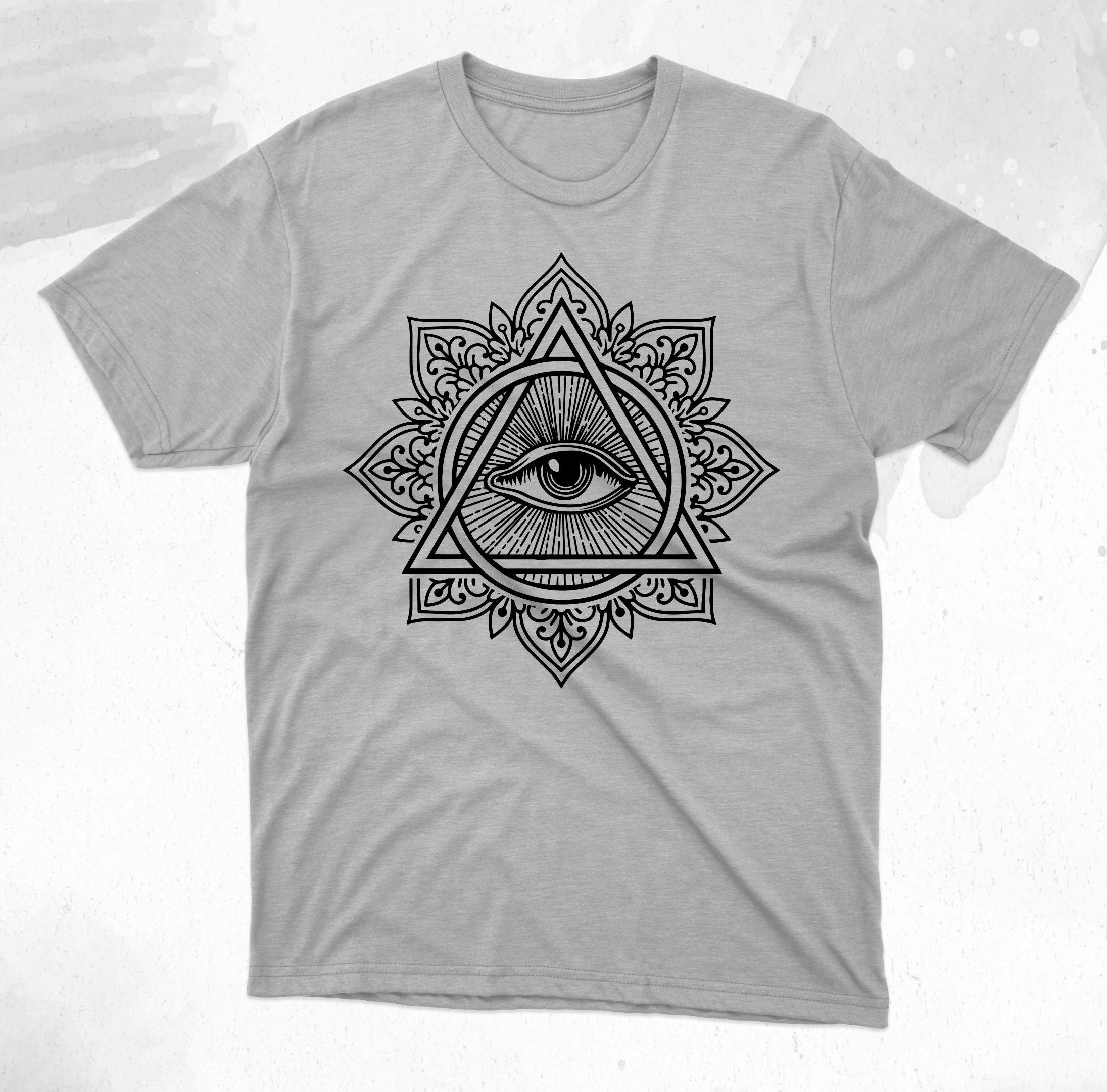 Third Eye Mandala SVG All Seeing Eye Celestial Spiritual Illuminati ...