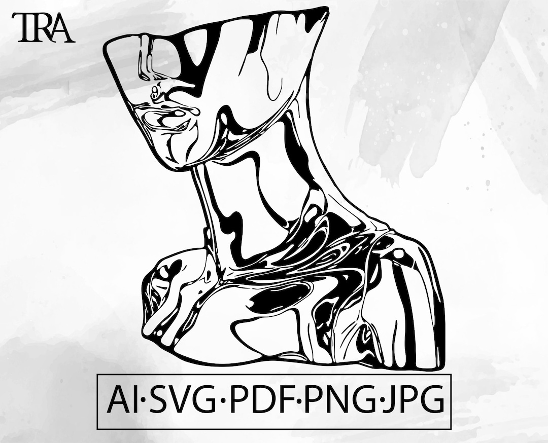 Chrome Woman Flash Tattoo SVG Skull Geometric Goth Mystical Horror ...