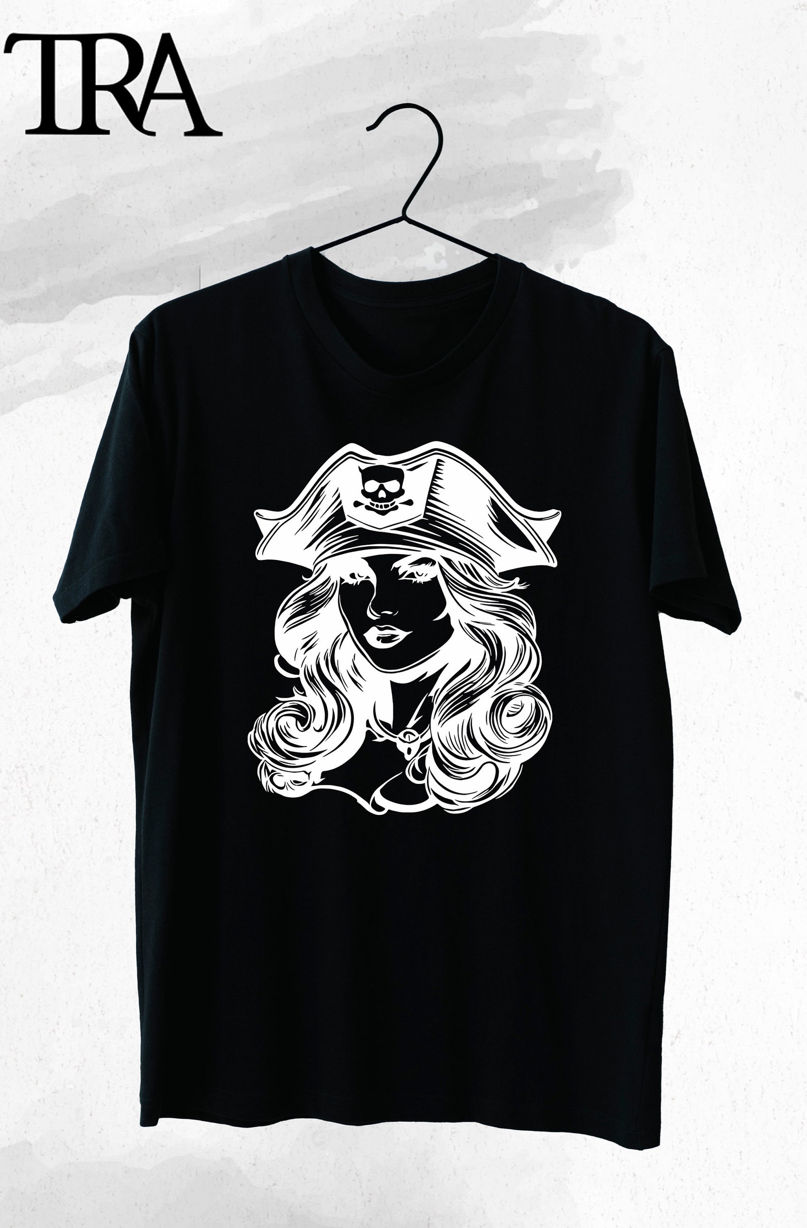 Pirate Girl SVG Pirate Female Skull and Crossbones Pirate Face ...