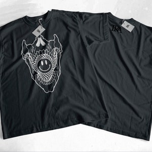 Skeleton Head Trippy Smiley SVG Flash Skull Tattoo Goth Mystical Horror ...