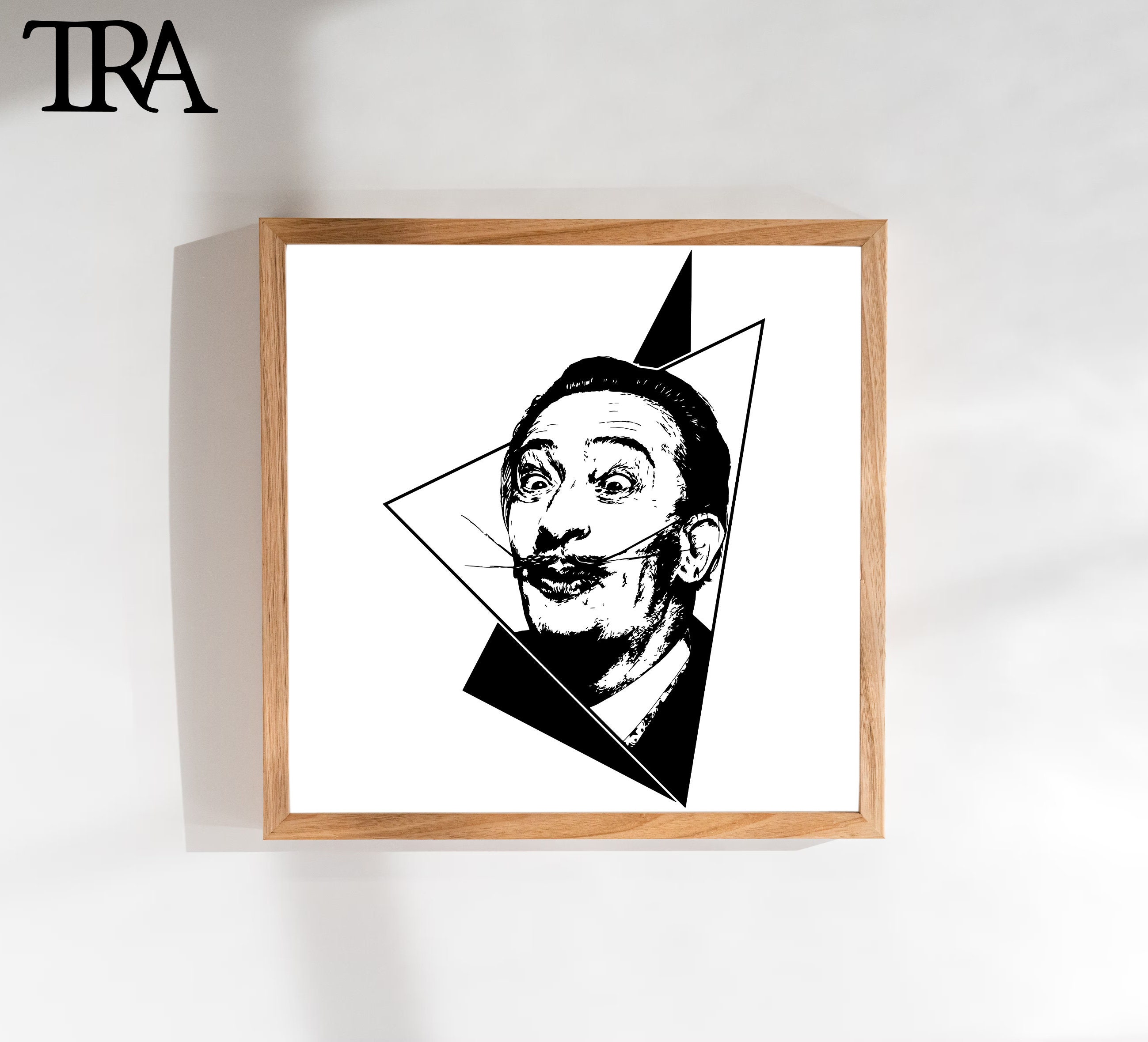 Trippy Salvador Dalí SVG Psychedelic Artist Geometric Dali - Etsy