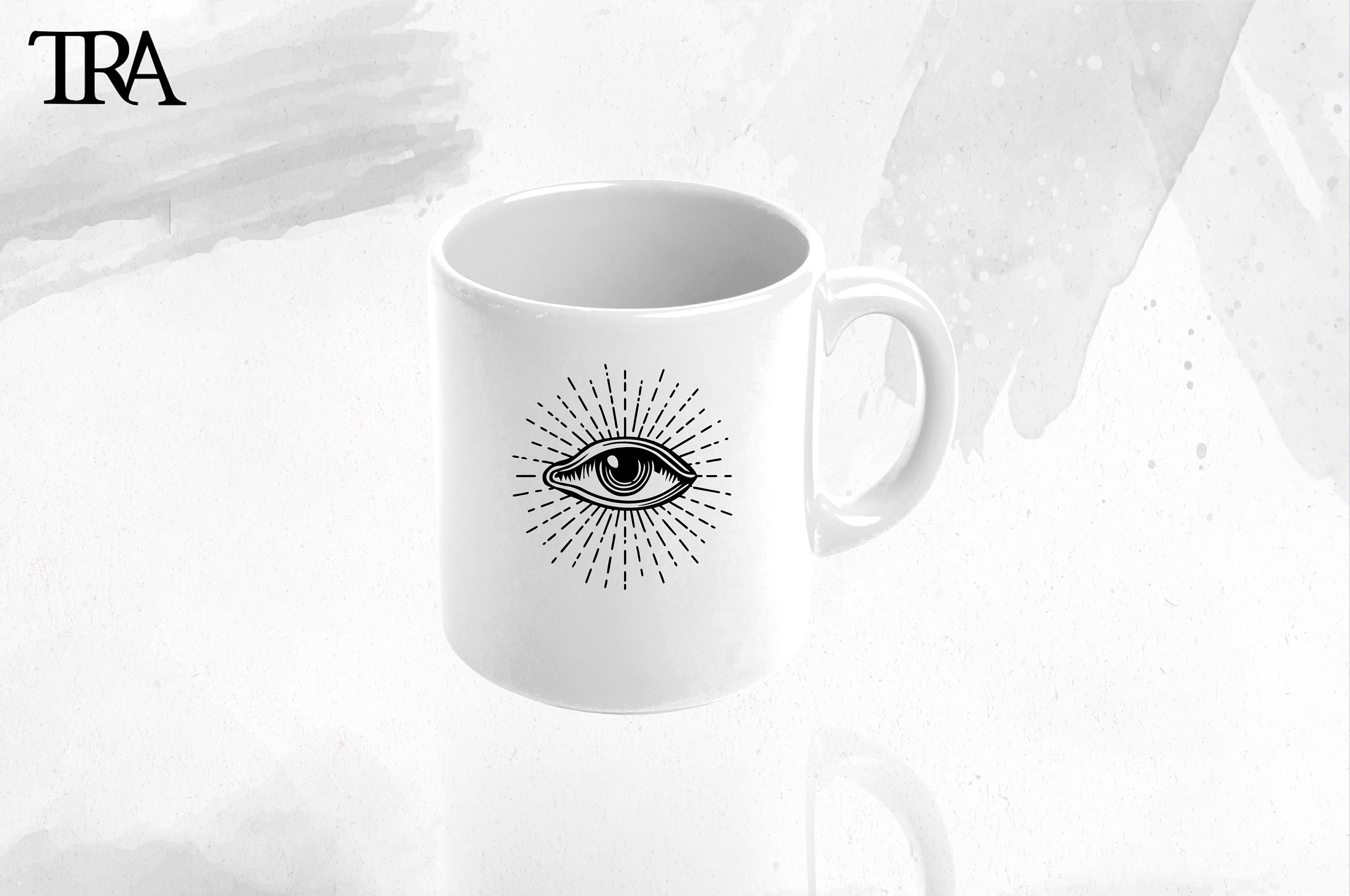 All Seeing Eye Sunburst SVG Third Eye Spiritual Illuminati Mystical ...