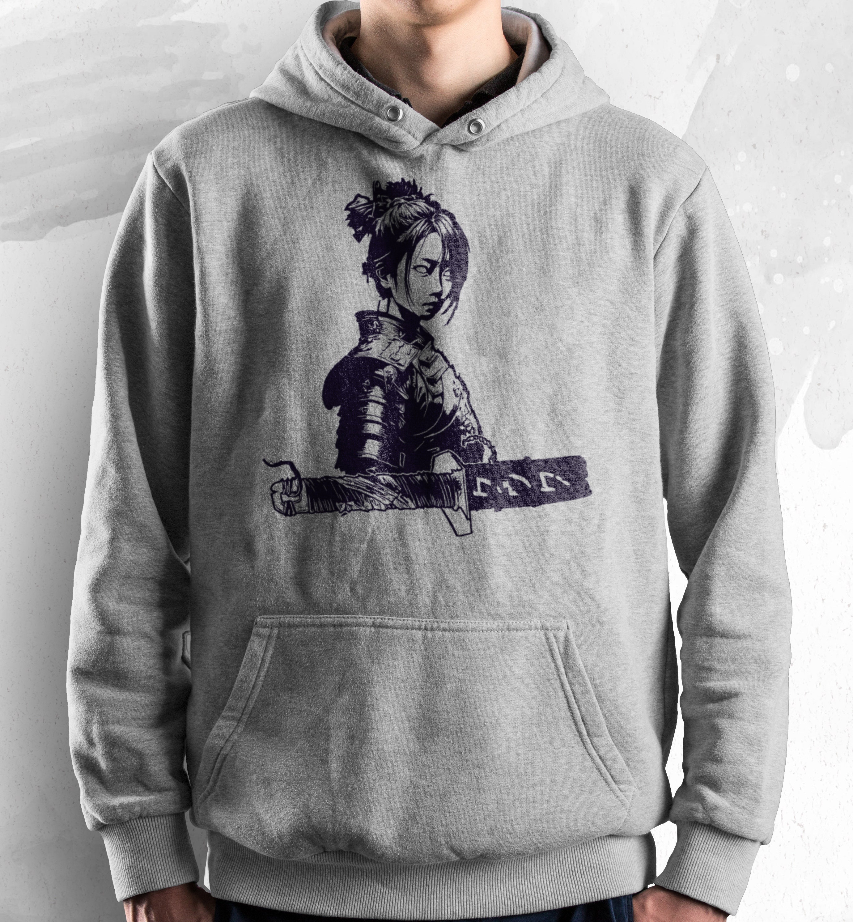 Samurai Woman Katana SVG Hannya Demon Japanese Warrior Oni Asian Art ...