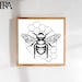 Bee Geometric SVG Bumble Honeycomb Boho Goth Tattoo Queen Bee Tattoo ...