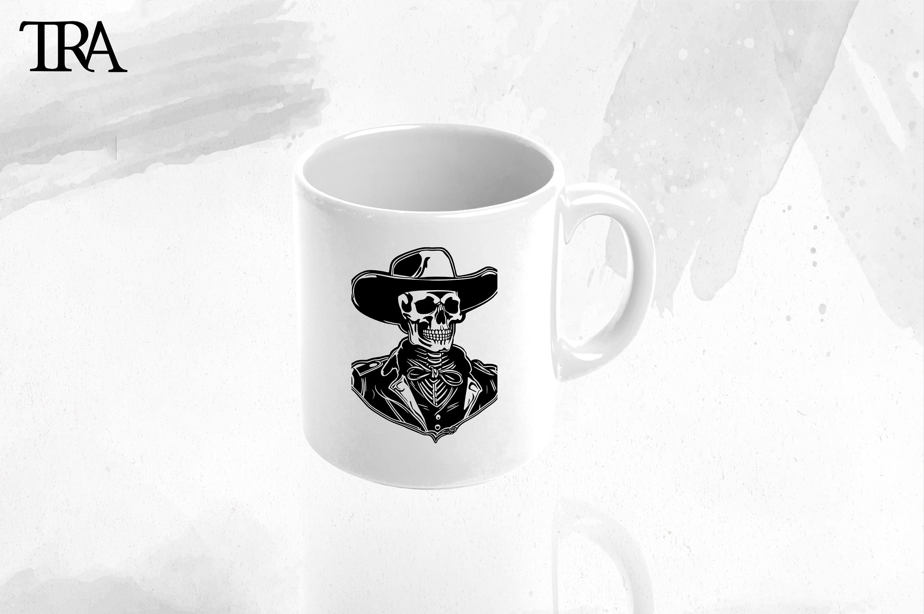 Undead Cowboy SVG Skull Western Ghost Wild West Skeleton Dead Phantom ...