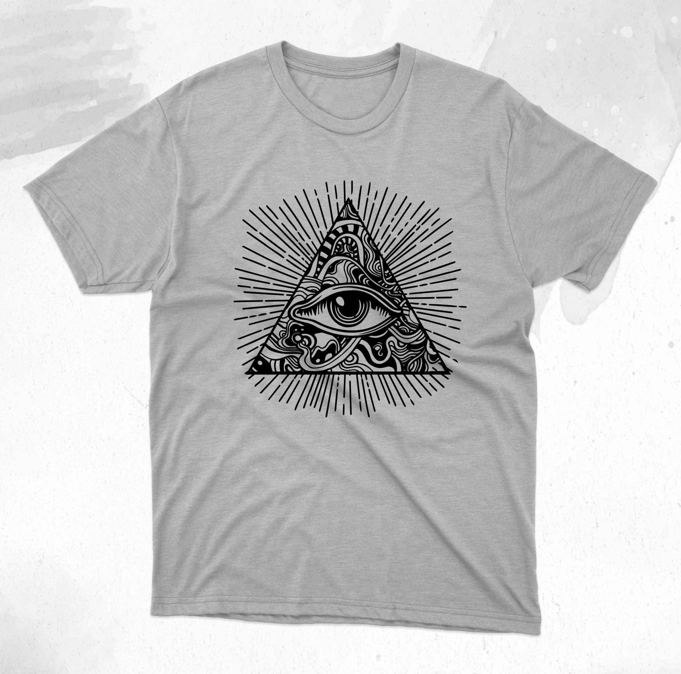 Eye Psy Pyramid SVG Third Eye Tattoo Boho Illuminati Mystical All ...