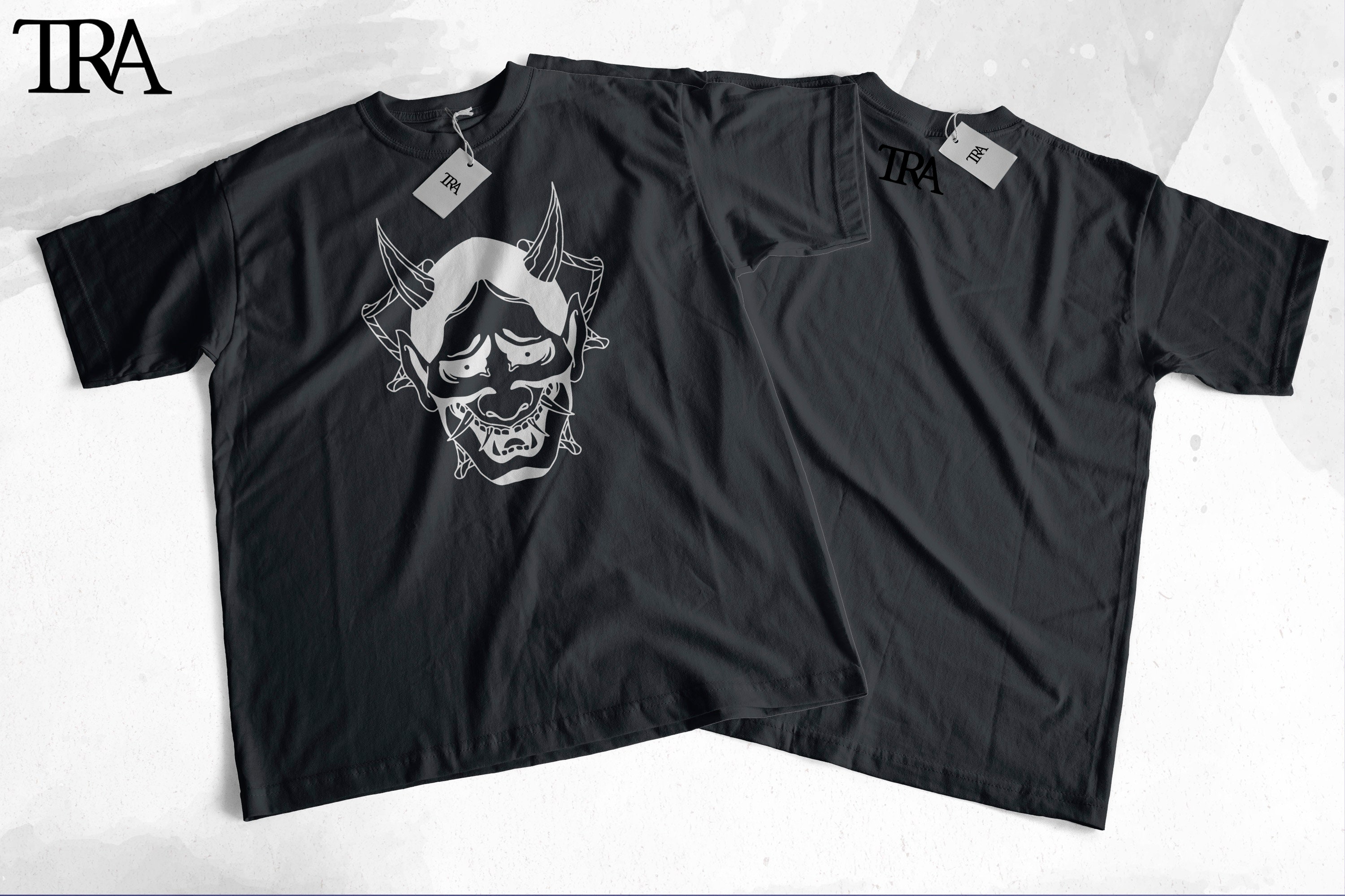 Japanese Demon Mask SVG Samurai Hannya Warrior Oni Mask Asian Art ...