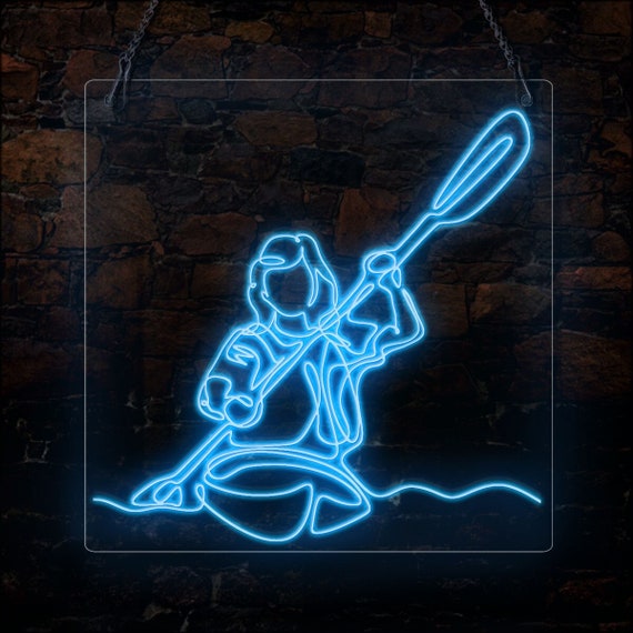 Kayak Neon Sign Kayaking Light Sign Canoe and Kayak Sports - Etsy