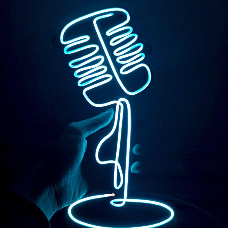 Microphone Lamp - Etsy
