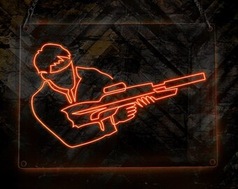 Soldier Neon Sign - Etsy