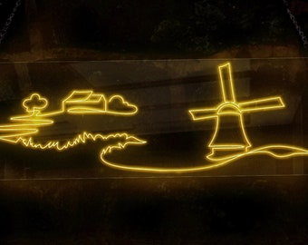 Neon Lake House Sign - Etsy