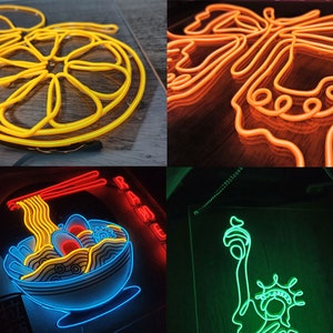 Hen Chicken Farm Eggs Neon Sign, Theme Handmade EL Wire Neon Light Sign ...