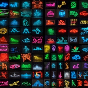 Hen Chicken Farm Eggs Neon Sign Theme Handmade EL Wire Neon - Etsy